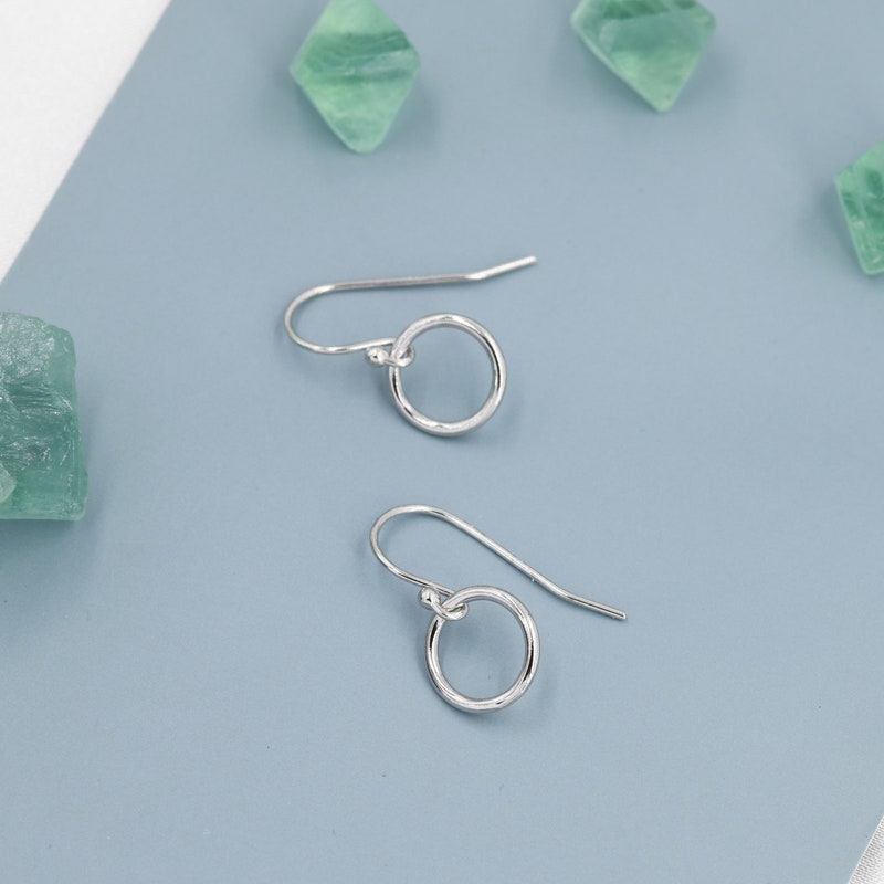 Circle Earrings - Etsy