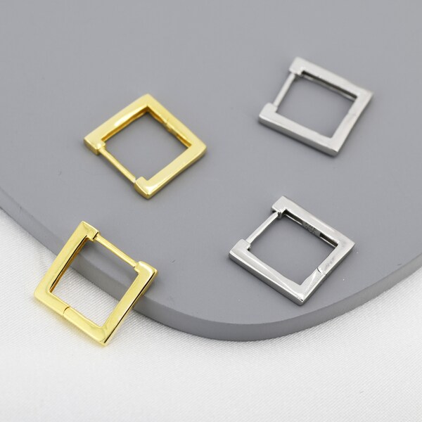 Square Hoops - Etsy