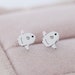 Ocean Sunfish Fish Stud Earrings in Sterling Silver, Cute Sun Fish ...