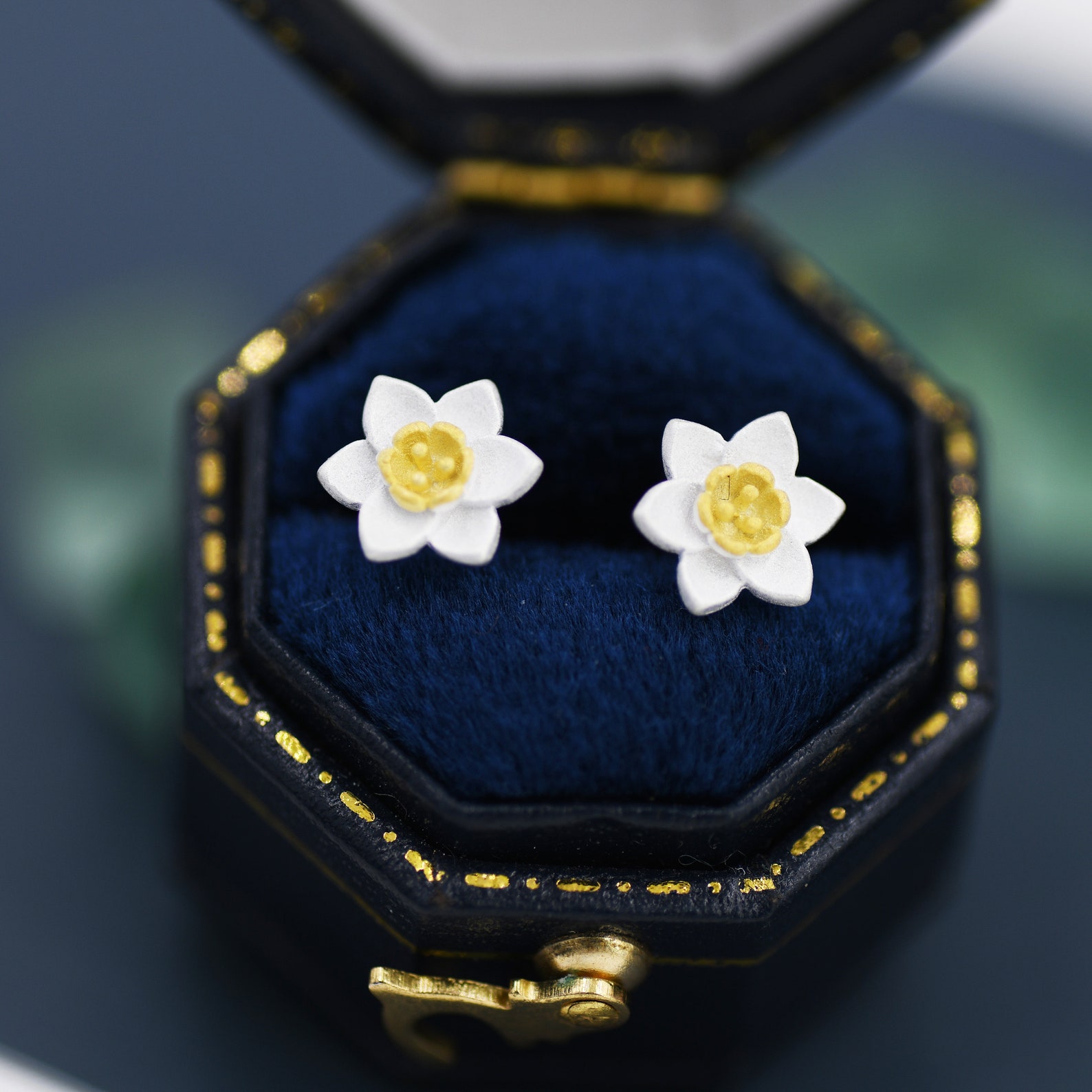 Sterling Silver Daffodil Flower Jewellery Pretty and Cute - Etsy UK