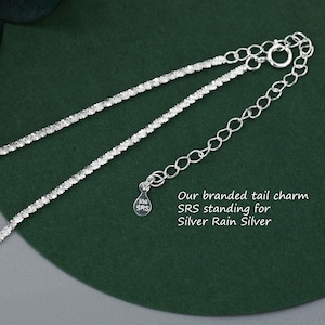 Sterling Silver Sparkle Chain Necklace, Margarita Chain Necklace or ...