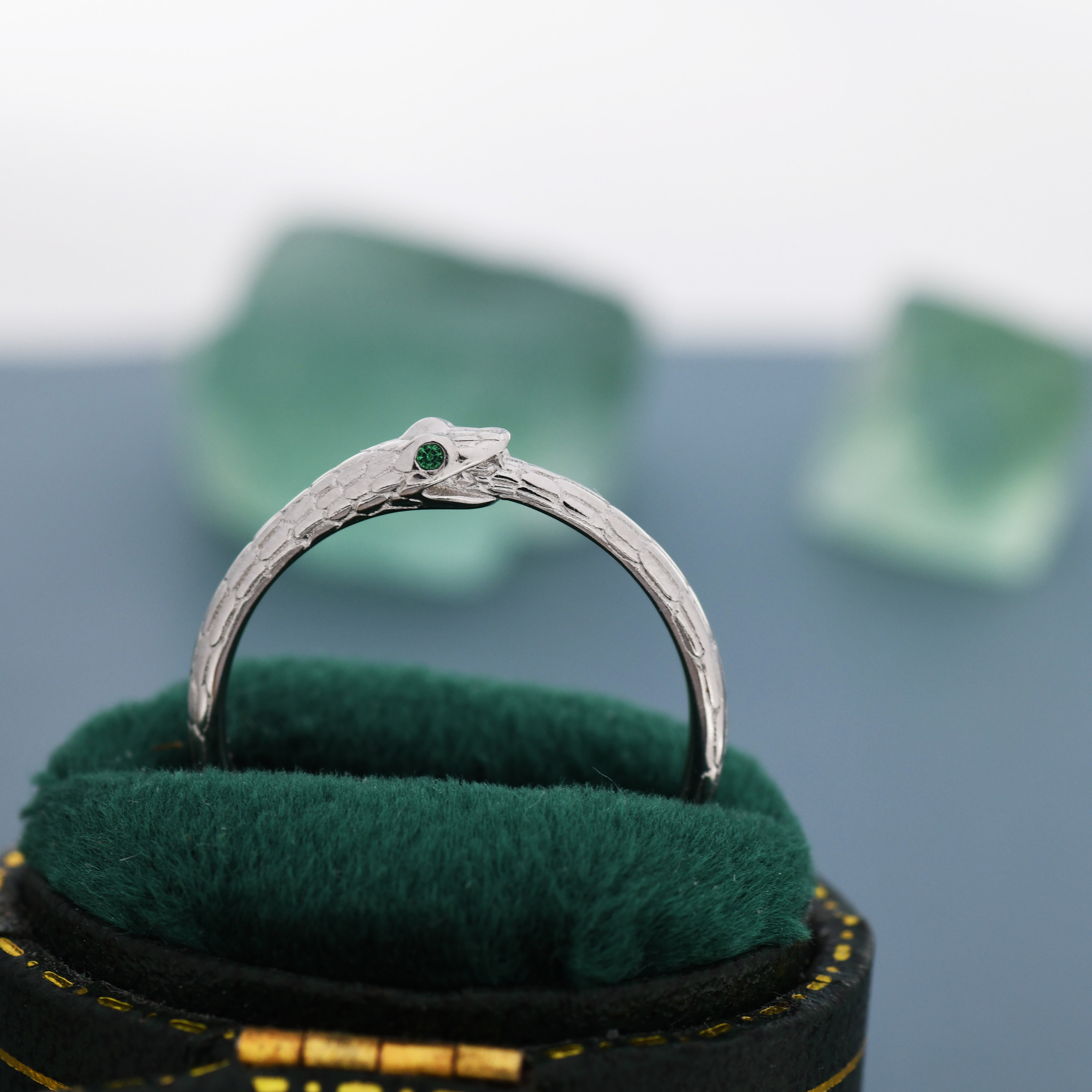 Sterling Silver Ouroboros Snake Ring Eternity Ring in - Etsy UK