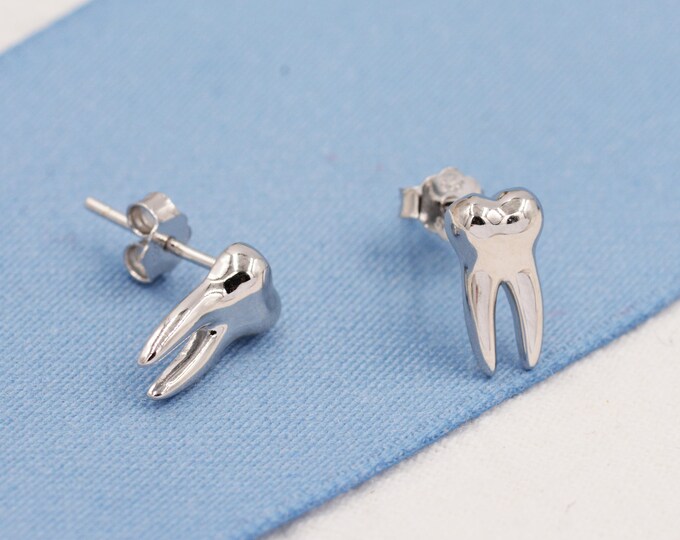 TINY Teeth Earrings Dental Dentist Gift Tooth Earrings Hygienist Gift ...