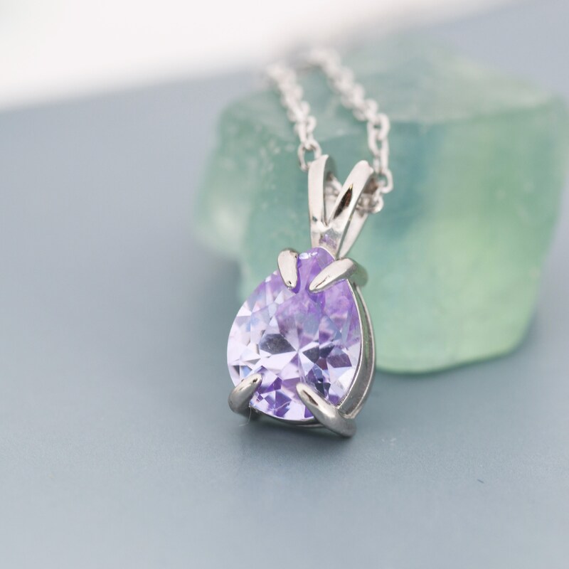 June Birthstone Necklace - Etsy