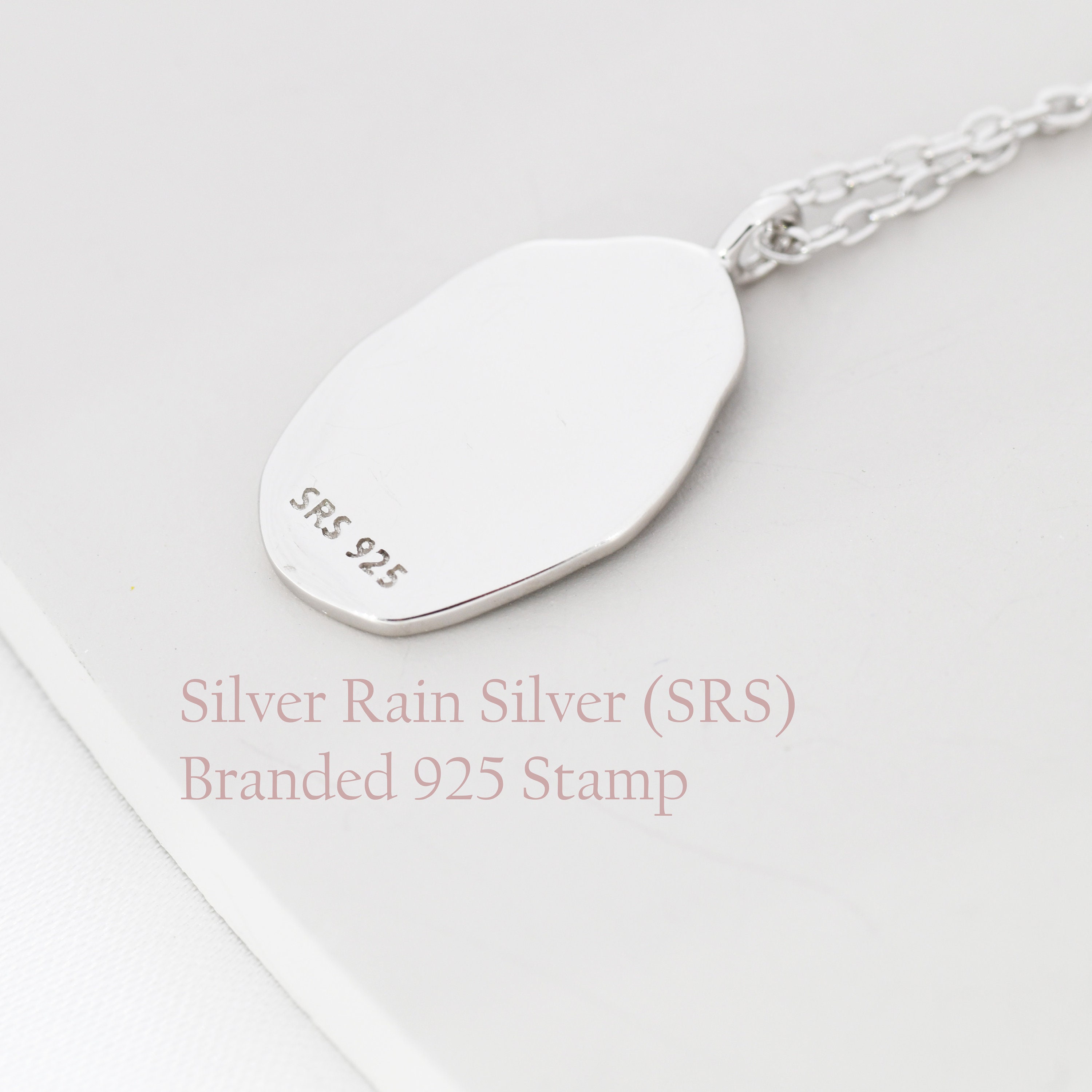 Poppy Flower Oval Pendant Necklace in Sterling Silver Silver - Etsy UK