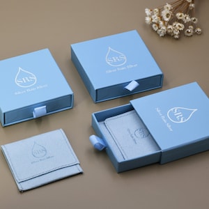 Add On-elegant Blue Gift Box(6.5cm*6.5cm*1.8cm)- With SRS Logo ...