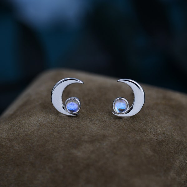 Moon Earrings - Etsy