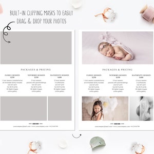 Mini Session Price List Template. Photography Pricing Guide. - Etsy