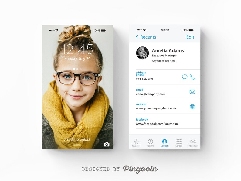 Business Card. Iphone Business Card. Calling Card. Modern - Etsy Canada