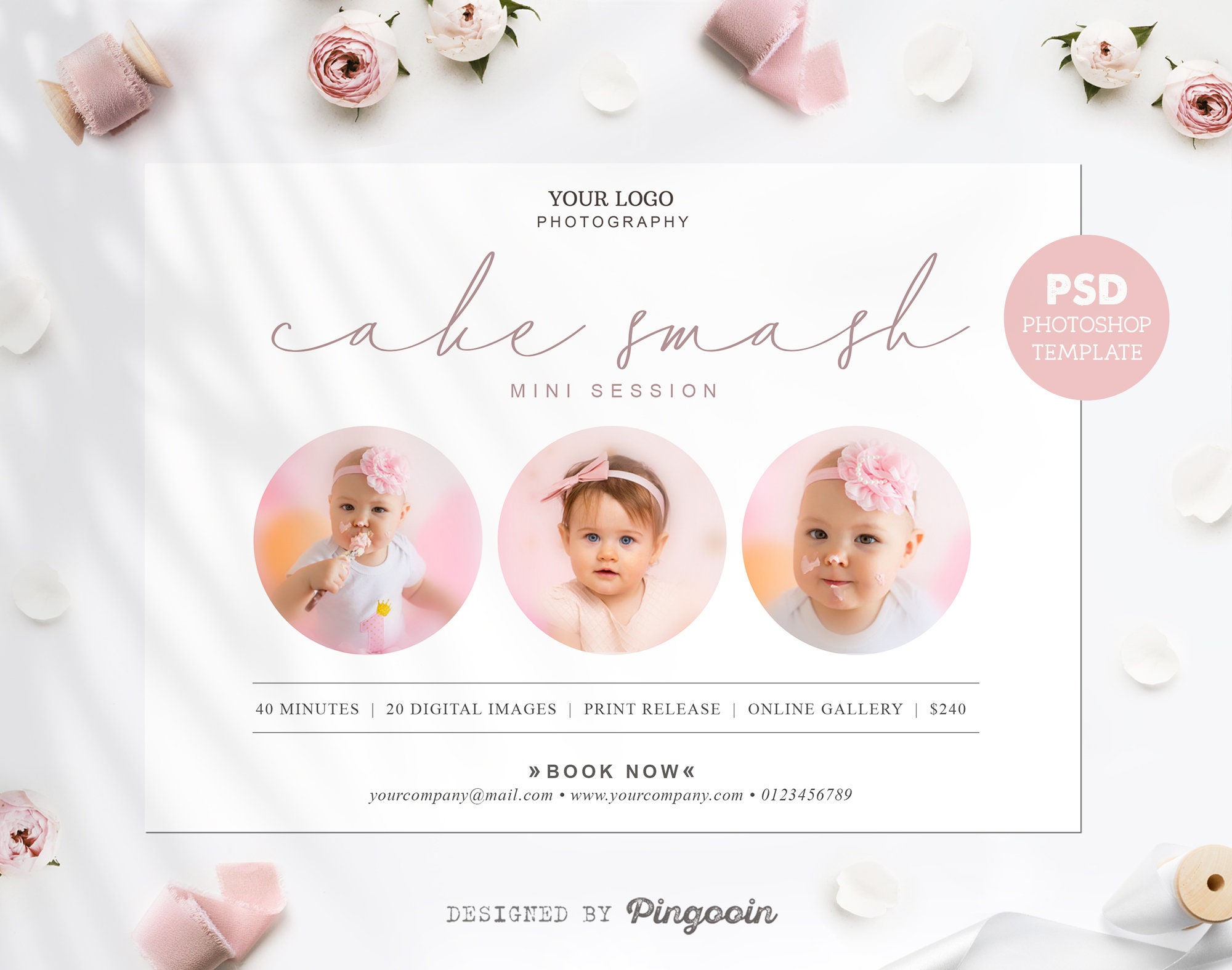 Cake Smash Mini Session Template. Cake Smash Marketing Board ...