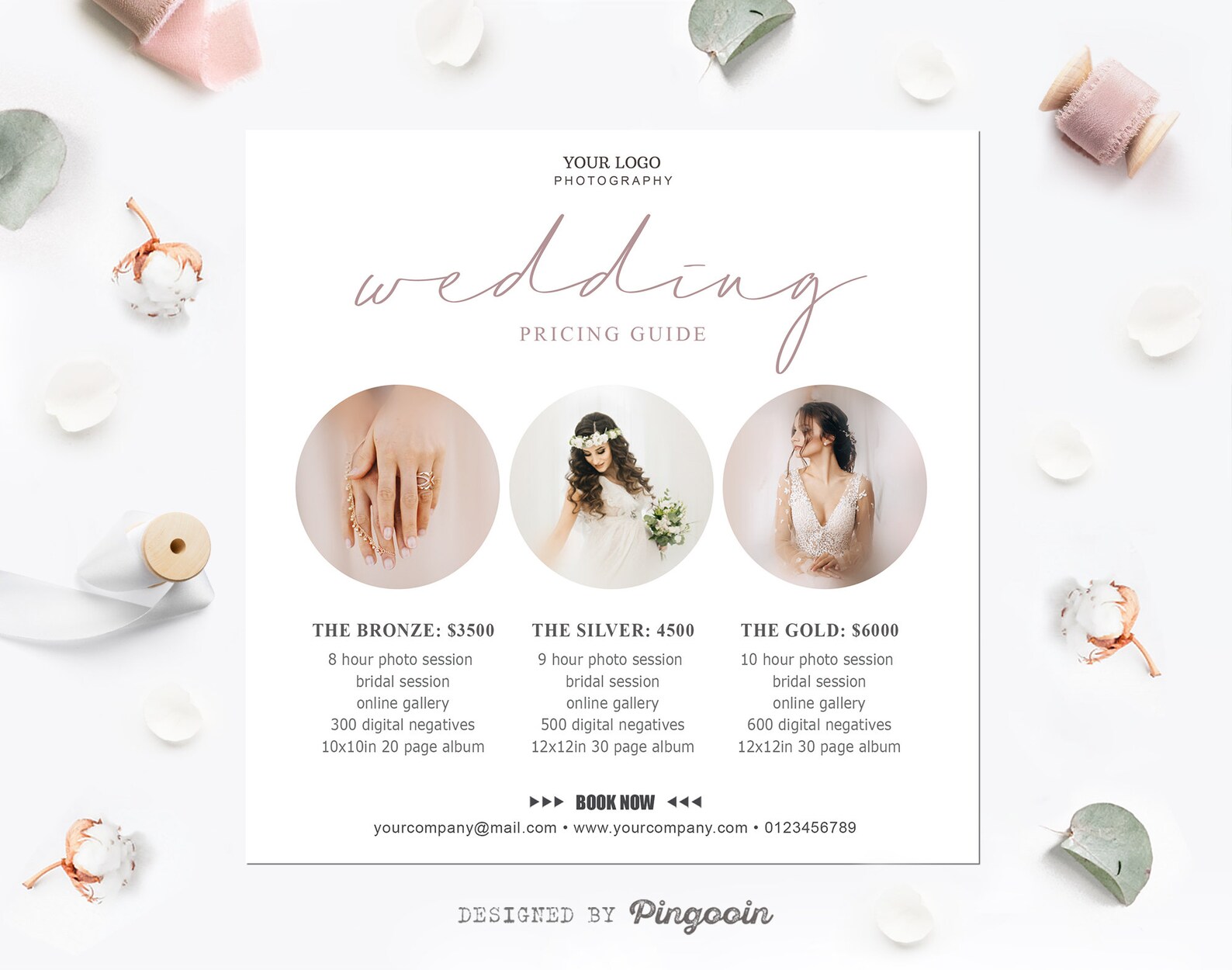 Wedding Price List Template. Wedding Photography Price Guide. - Etsy