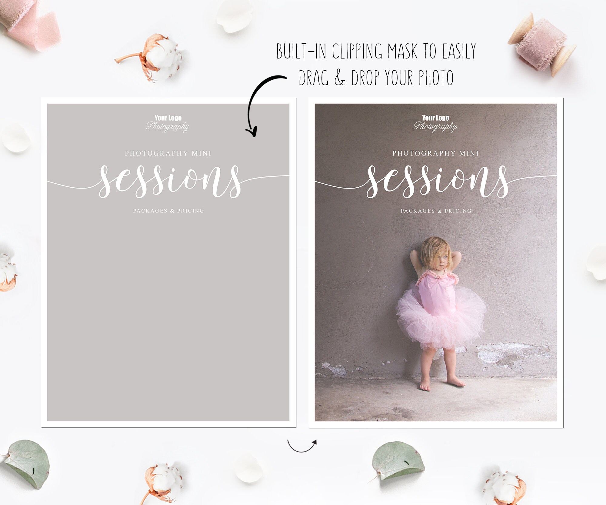 Mini Session Price List Template. Photography Pricing Guide. | Etsy