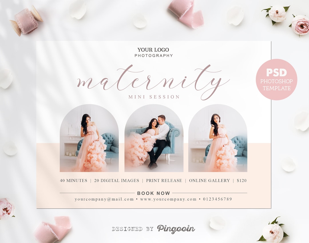 Maternity Mini Session Template. Photography Prints. Photographer ...