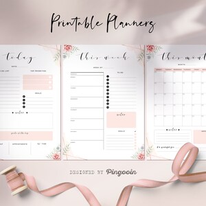 Planner 2023. Digital Planner. Daily Planner. Weekly Planner. Monthly ...