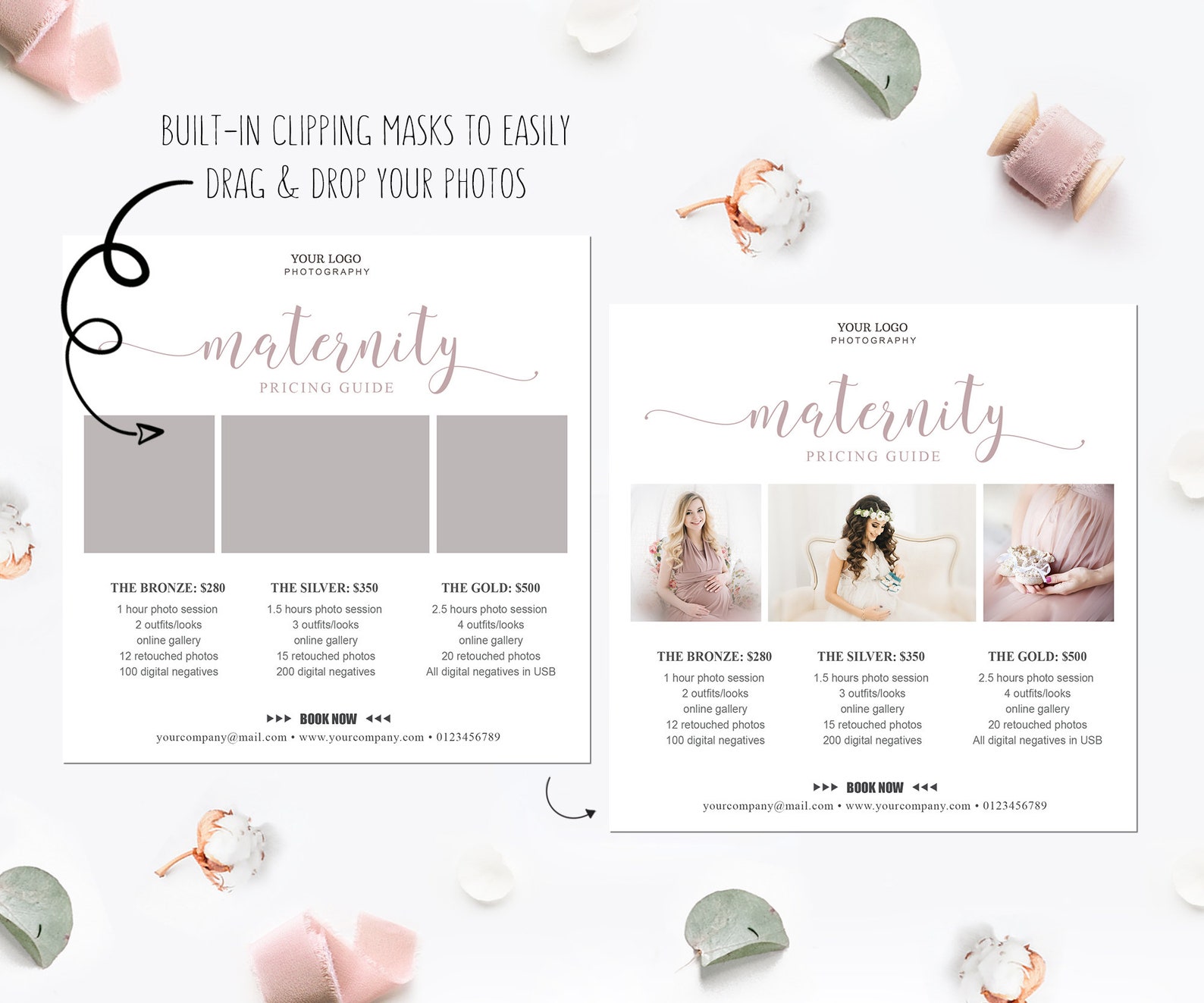 Price List Template. Maternity Photography Pricing Guide. | Etsy