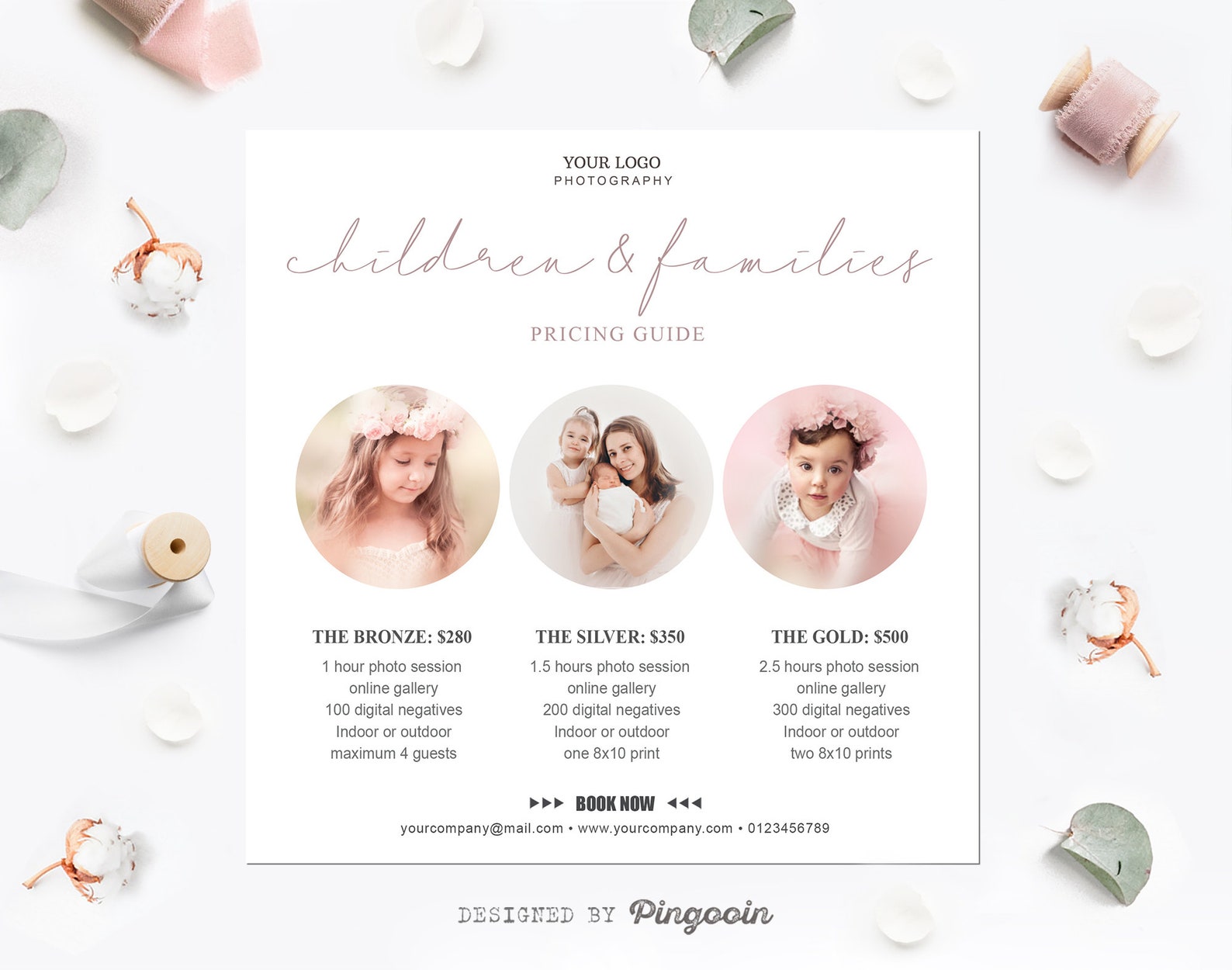 Price List Template. Children & Families Photography Pricing Guide ...