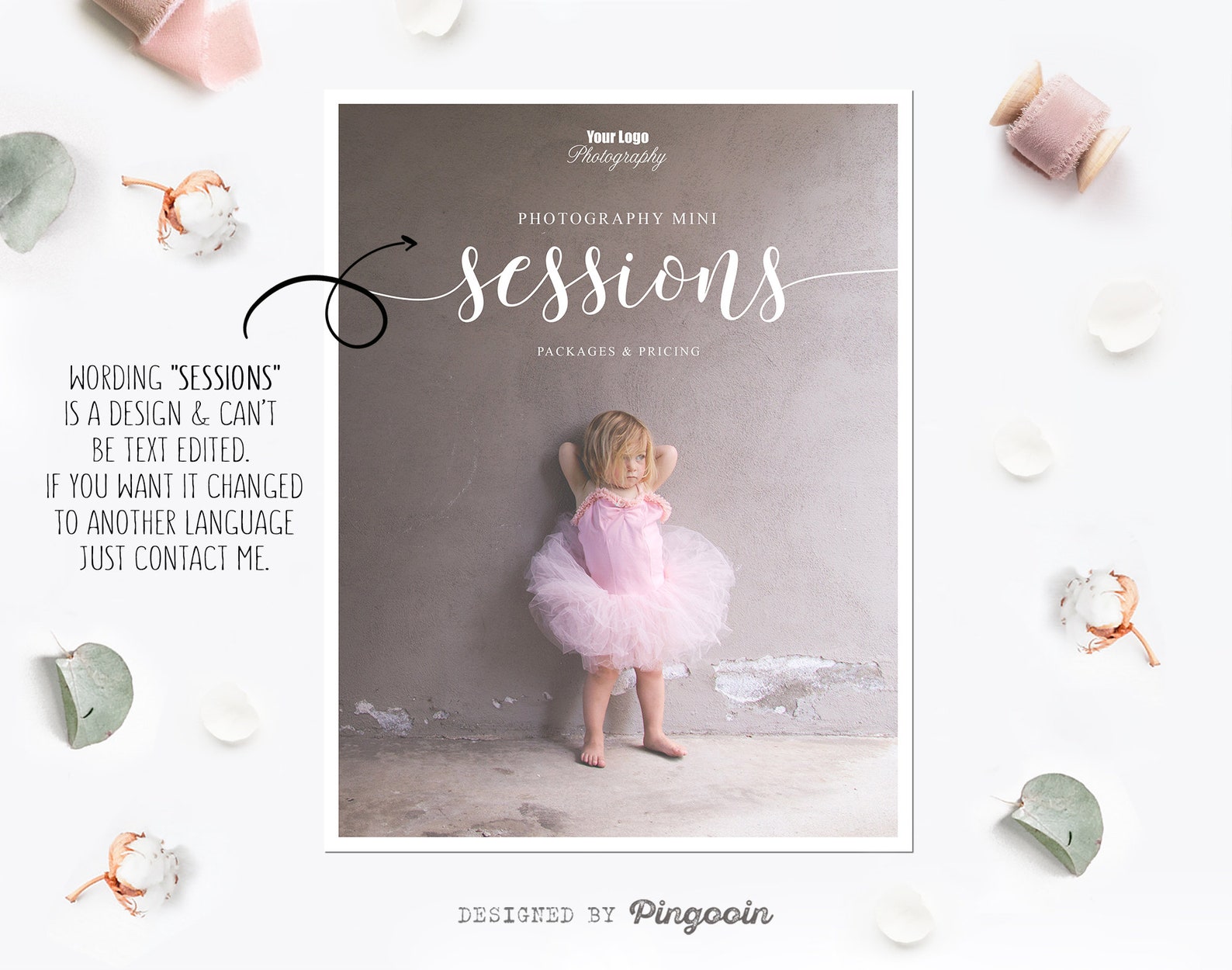 Mini Session Price List Template. Photography Pricing Guide. | Etsy