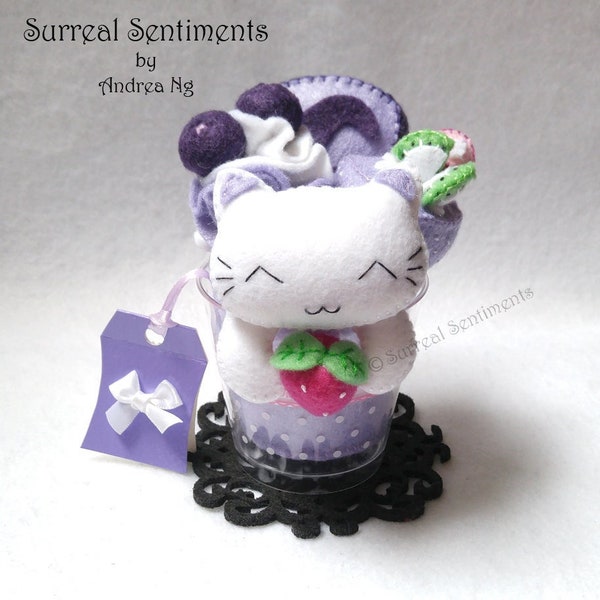 Ice Cream Cat Plushie - Etsy