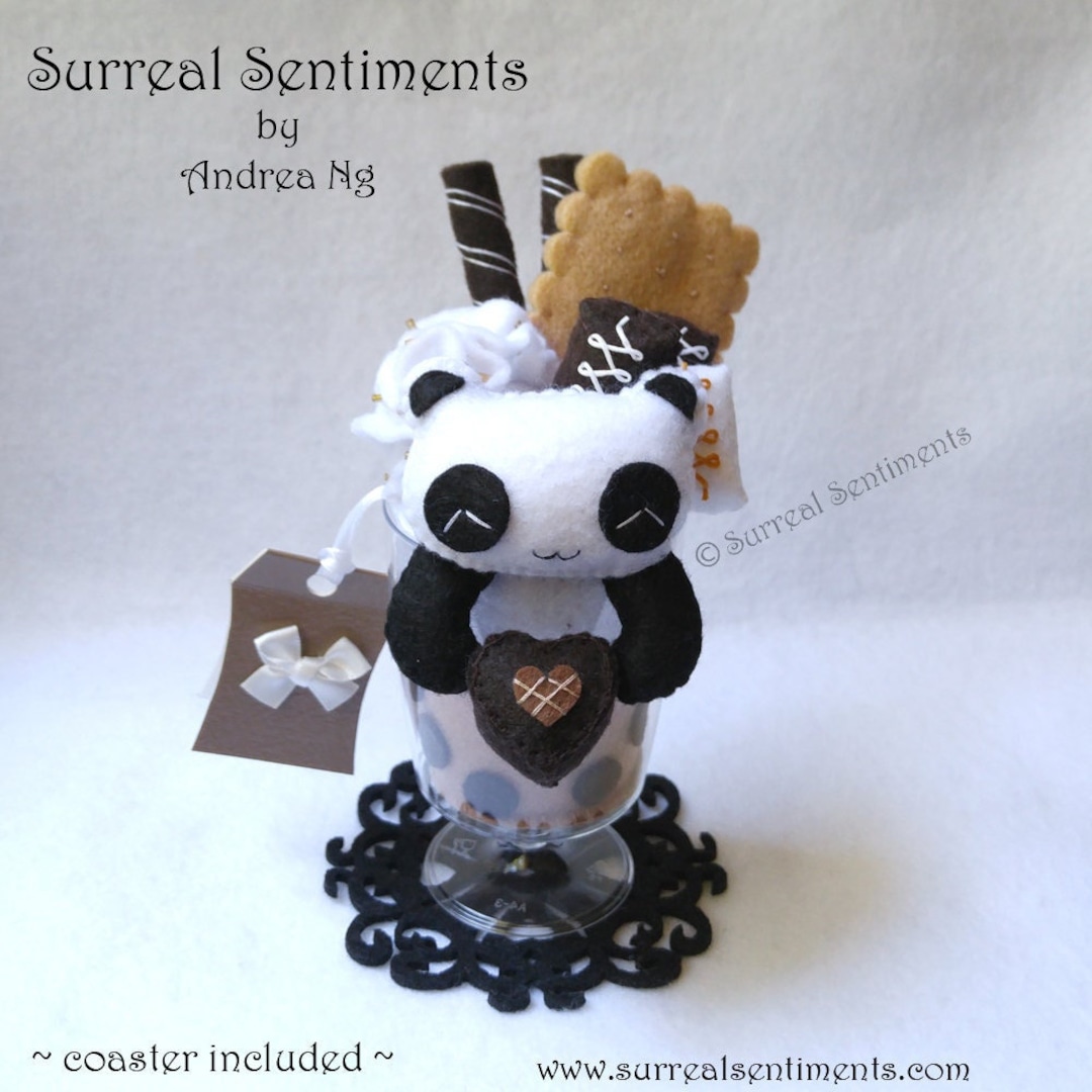 Classic Bubble Tea Panda Plush. Boba Tea, Panda Kawaii Gift BFF Gift ...