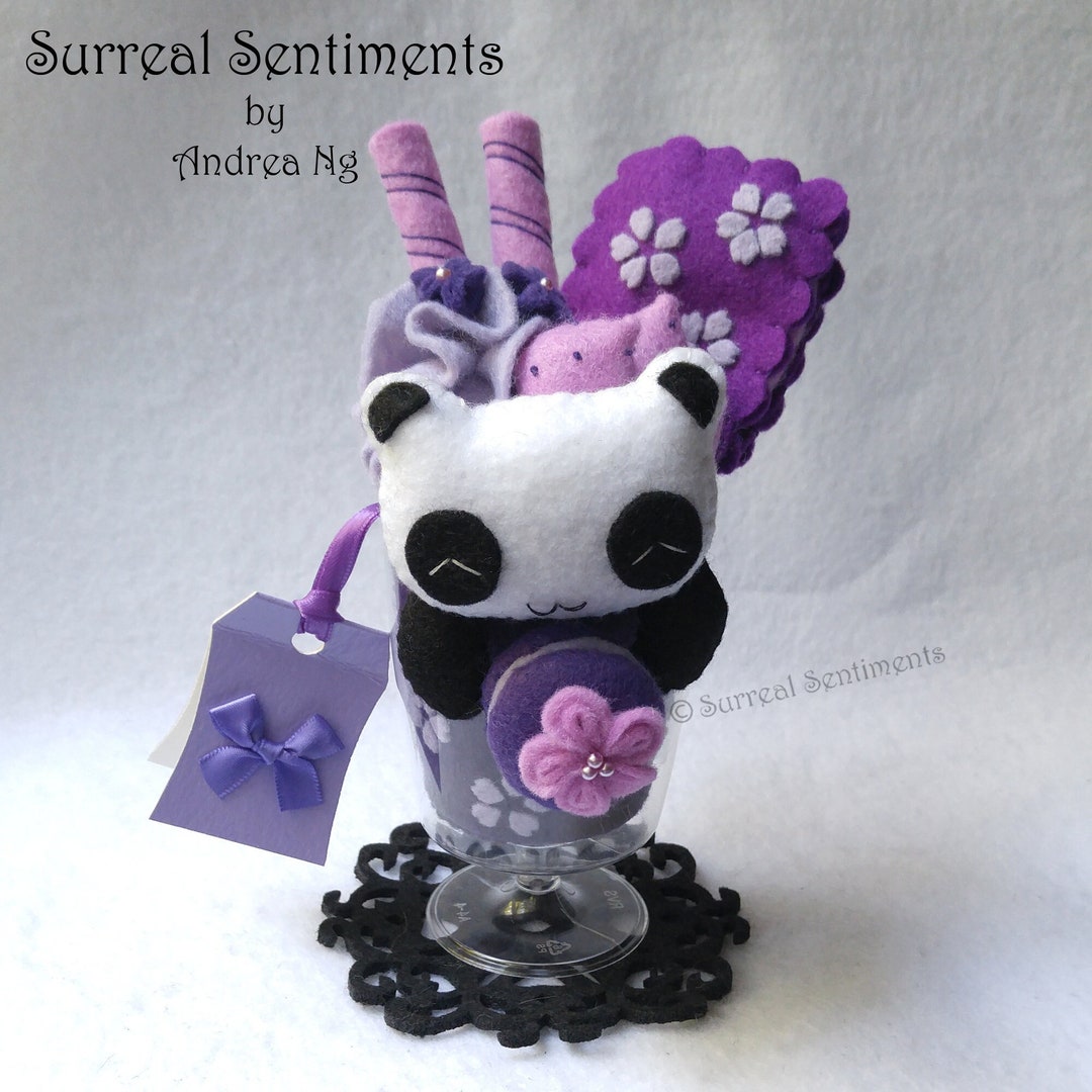 Cherry Blossom Bubble Tea Sakura Panda Bubble Tea Japanese - Etsy