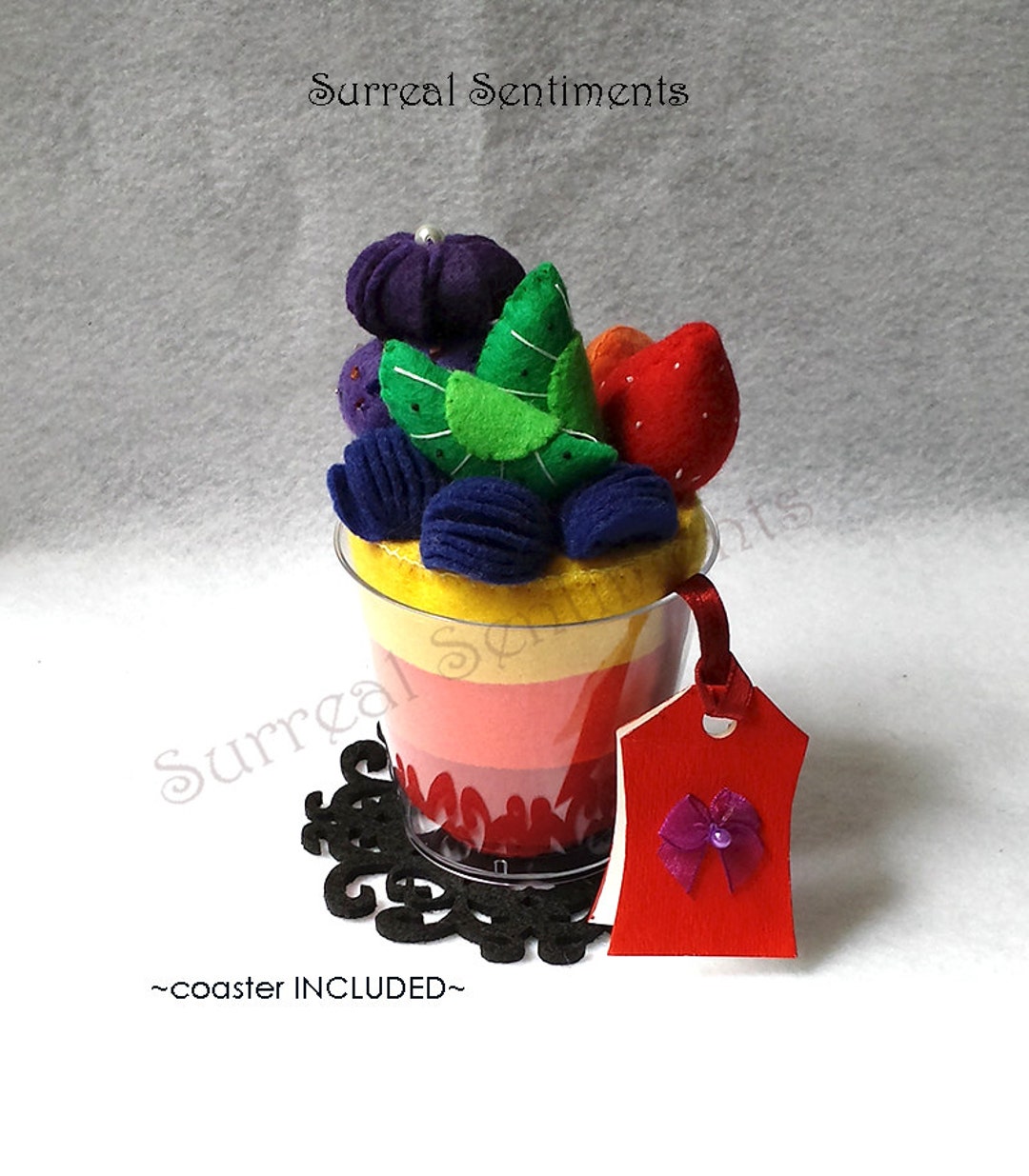 Rainbow Ice Cream Cup, Rainbow Cake Gift, Rainbow, Rainbow Dessert ...