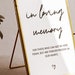 DIY in Loving Memory Editable Printable Sign Template for Wedding ...