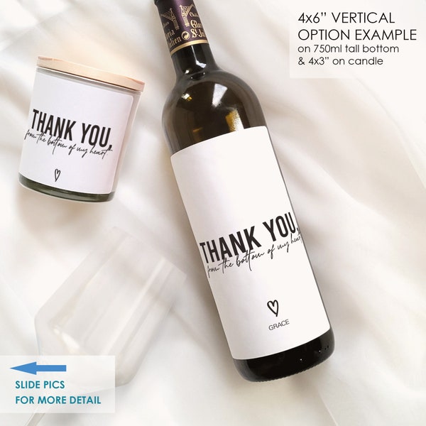 Teacher Wine Label - Etsy