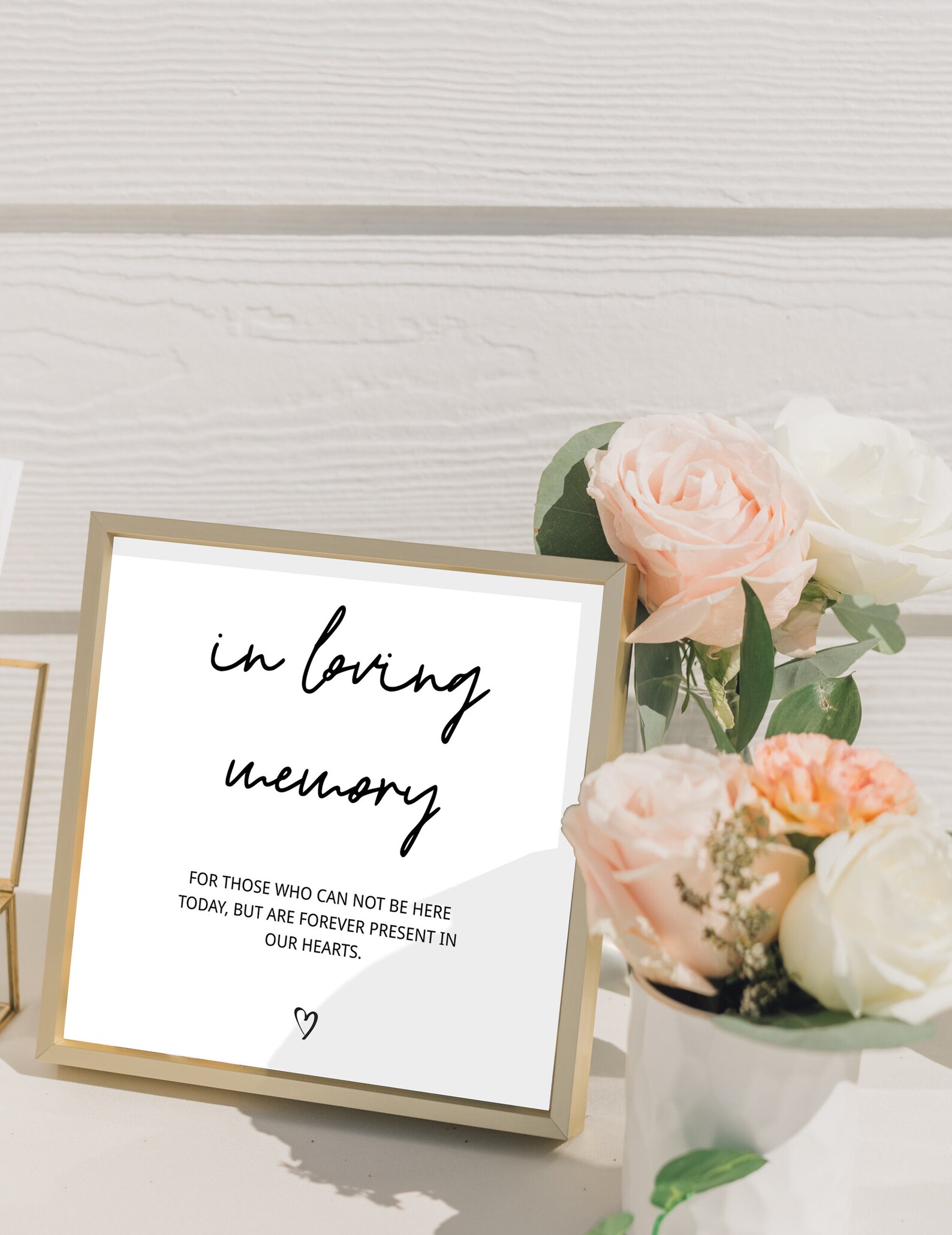 DIY in Loving Memory Editable Printable Sign Template for - Etsy