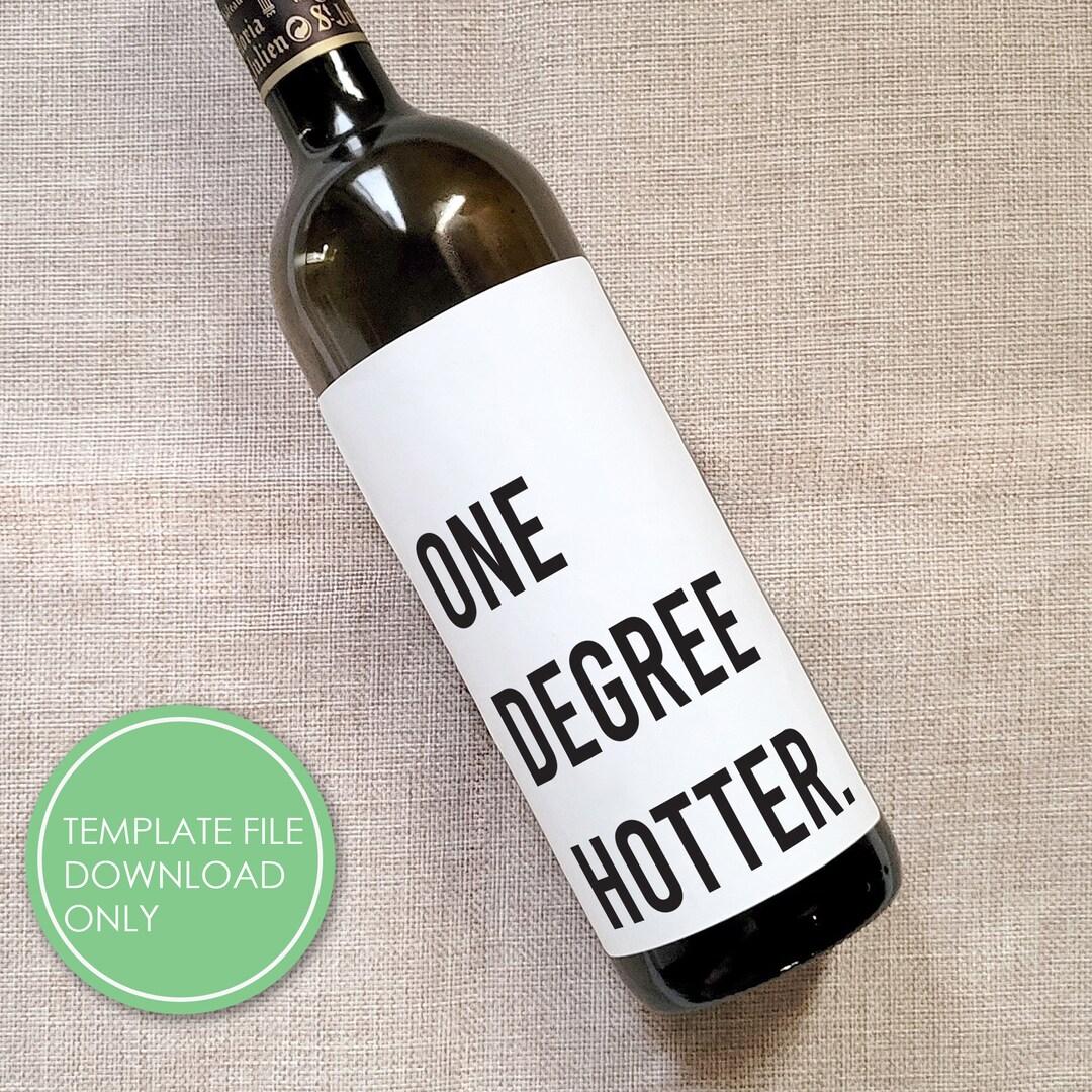 DIY Personalizable Digital Template One Degree Hotter University ...