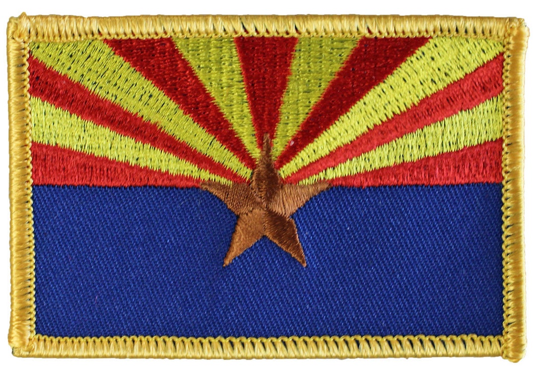 Arizona Flag Rectangular Patch - Etsy