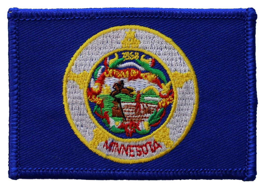 Minnesota Flag Rectangular Patch - Etsy