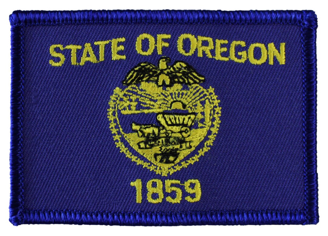 Oregon Flag Rectangular Patch - Etsy
