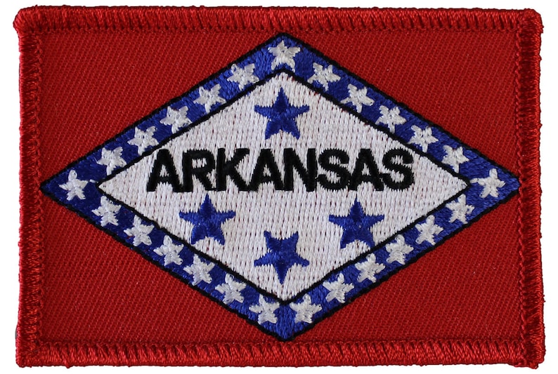 Arkansas Flag Rectangular Patch - Etsy