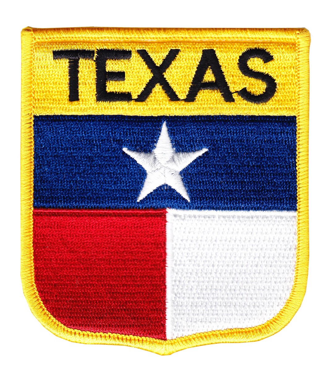 Texas Flag Shield Patch - Etsy