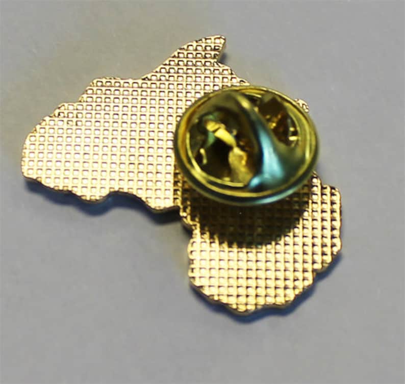 African American Cutout continent Flag Lapel Pin - Etsy