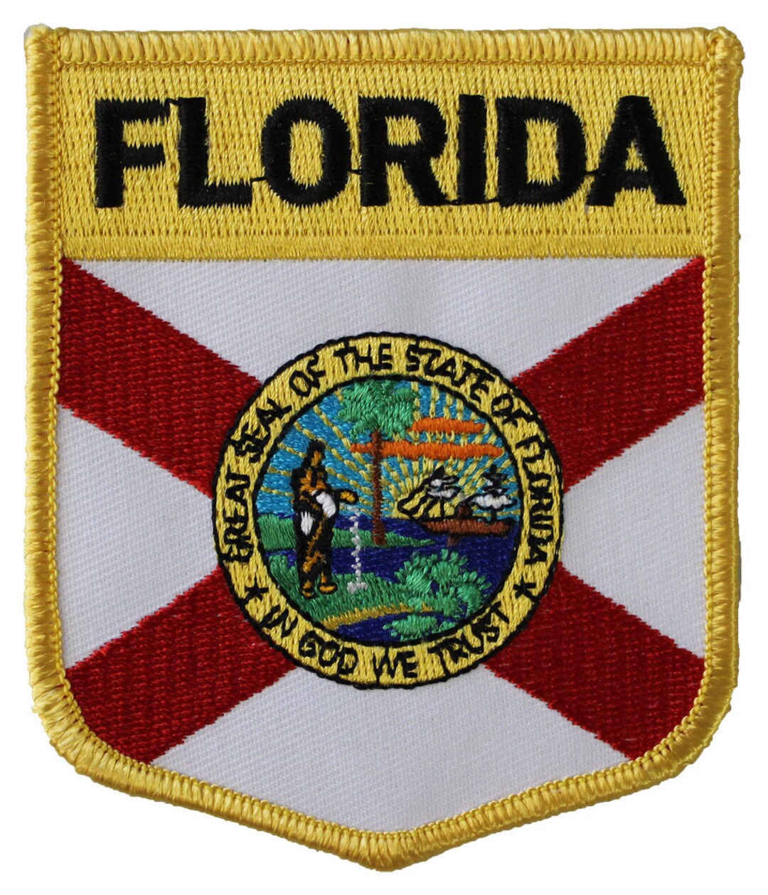 Florida Flag Shield Patch - Etsy