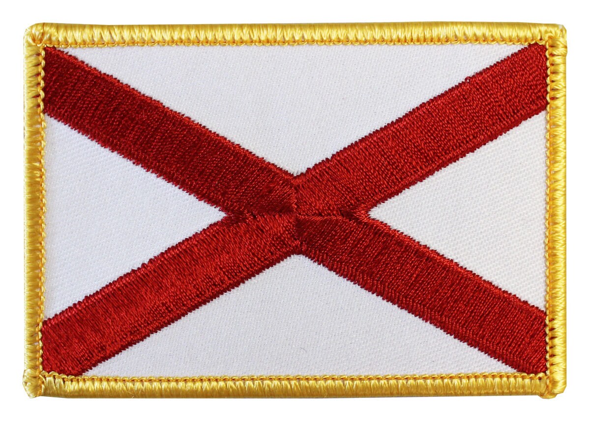 Alabama Flag Rectangular Patch - Etsy Norway
