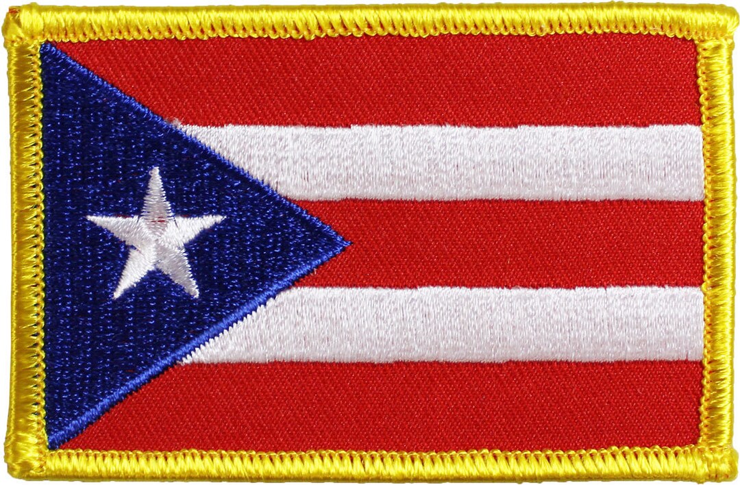 Puerto Rico Flag Rectangular Patch - Etsy