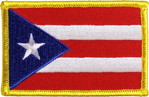 Puerto Rico Flag Rectangular Patch | Etsy