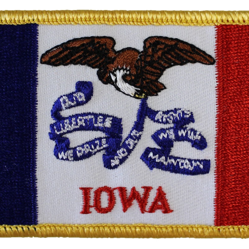 Iowa Flag Patch - Etsy