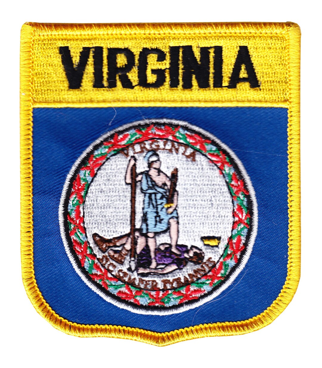 Virginia Flag Shield Patch - Etsy