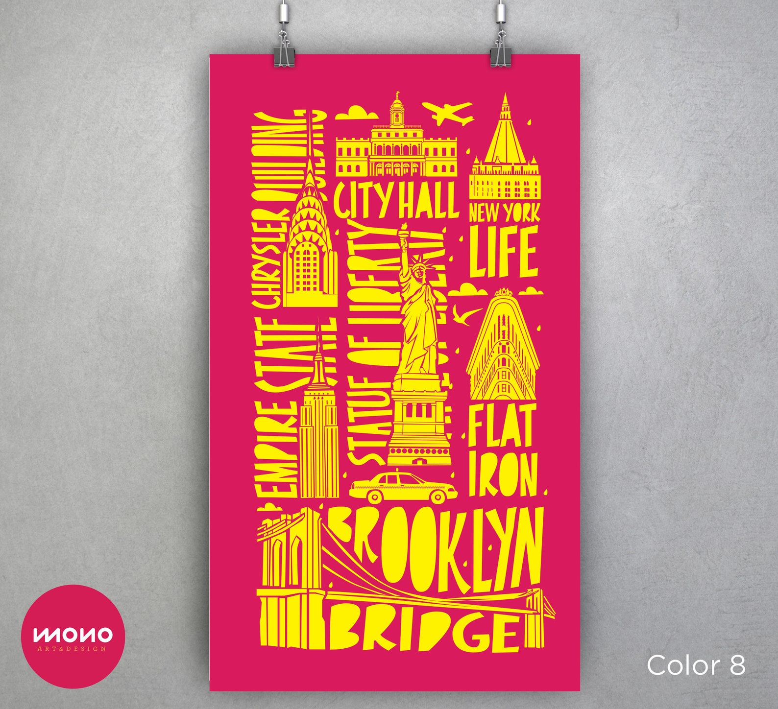 Custom City Poster Design, Custom City Poster, Customized City Print ...