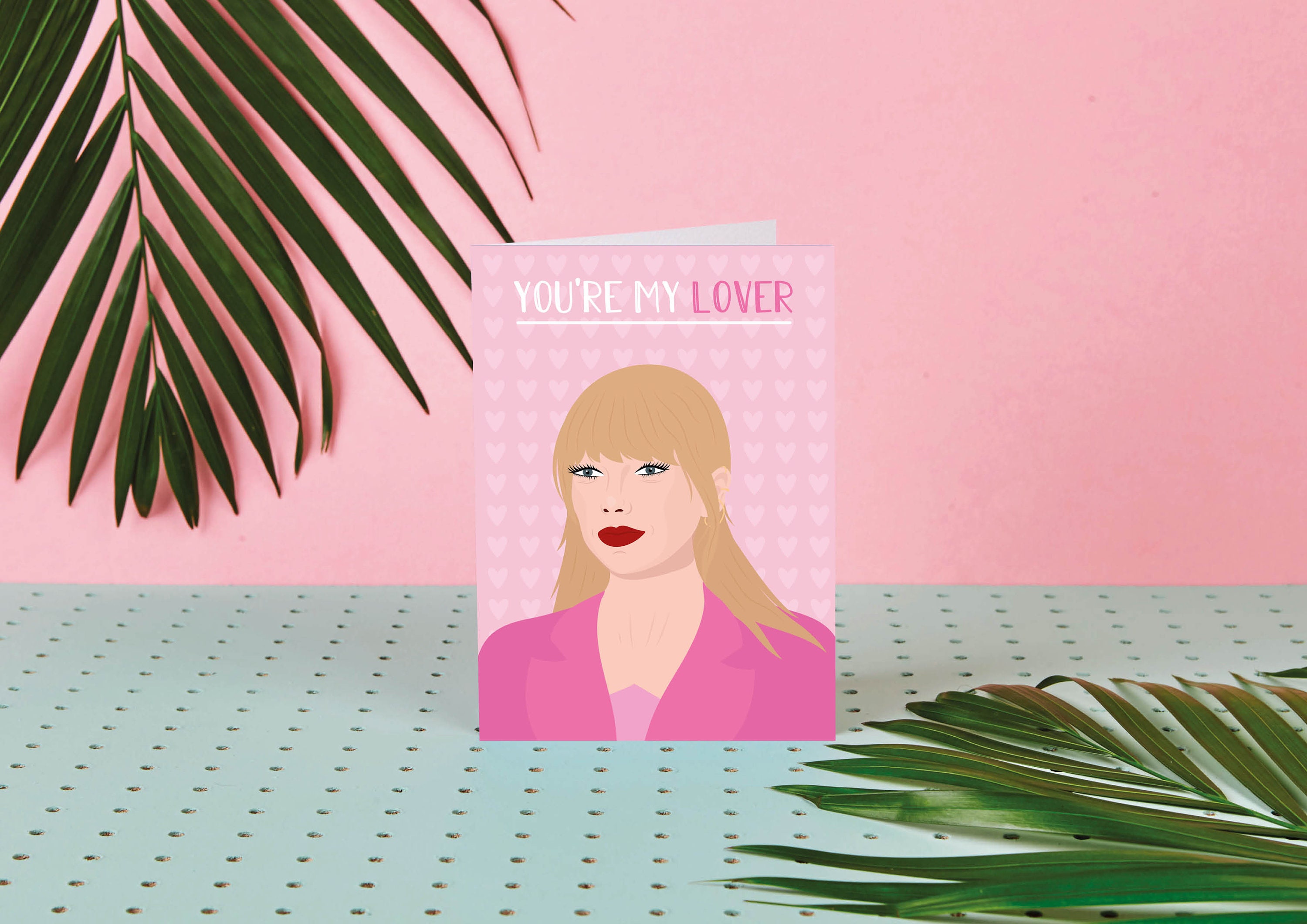 Taylor Swift Greeting Card Love Card You're My Lover | Etsy
