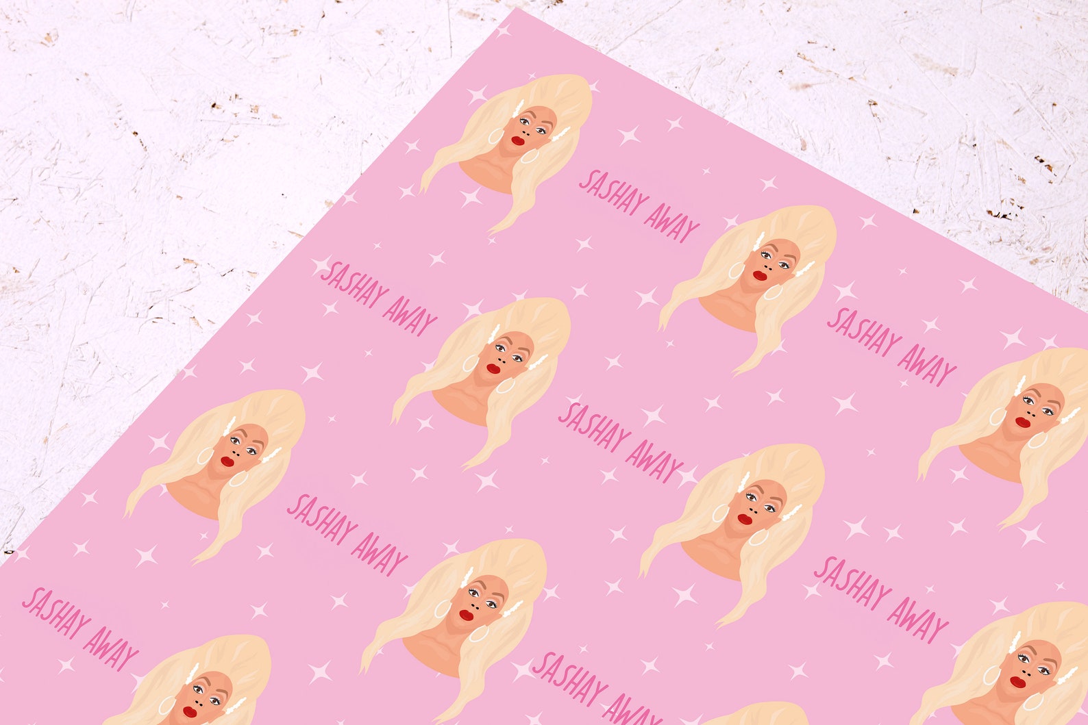 Ru Paul Gift Wrap Ru Paul Wrapping Paper Birthday Wrapping - Etsy