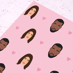 Kim Kardashian Wrapping Paper - Etsy UK