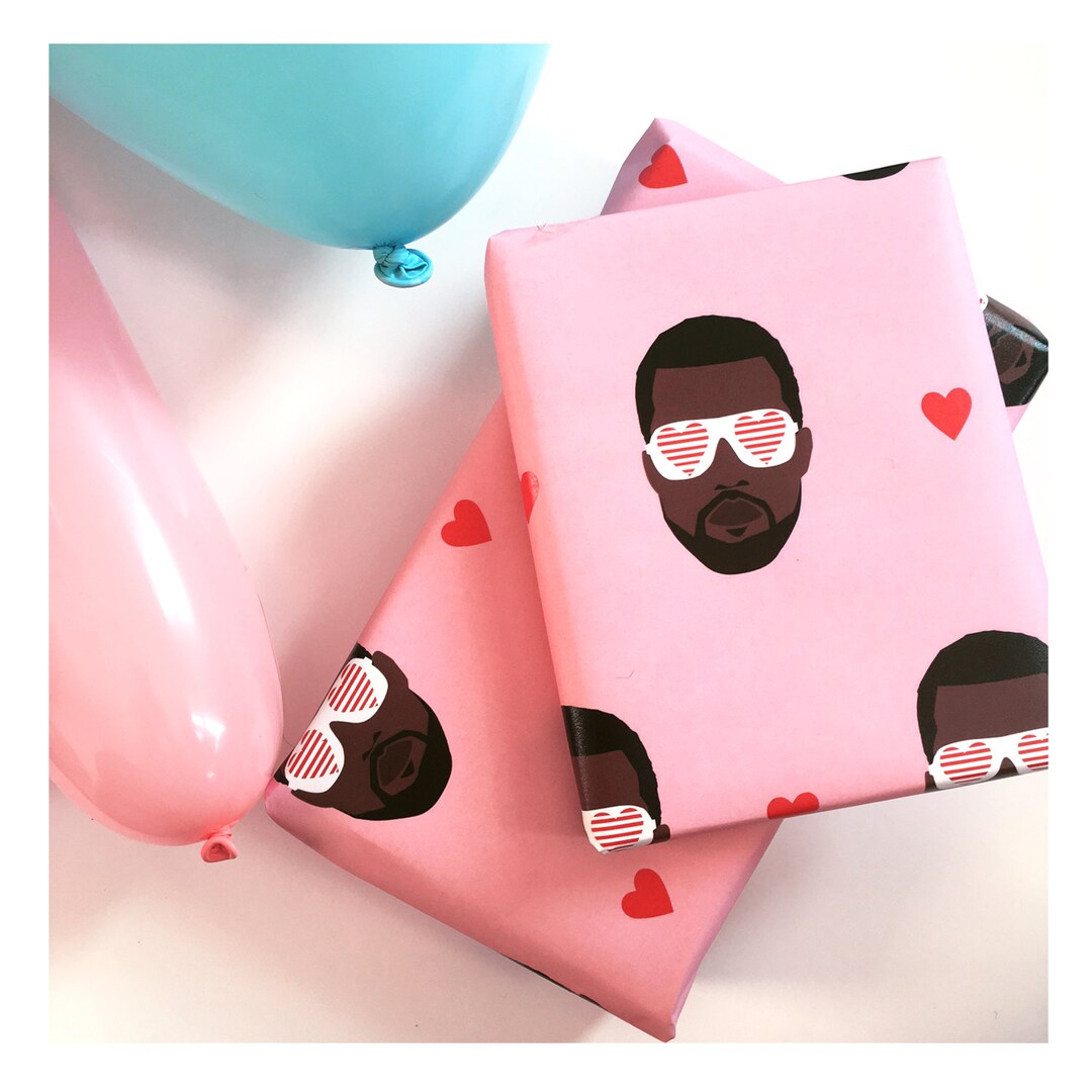 Kanye West Wrapping Paper Hip Hop Themed Wrapping Paper - Etsy UK
