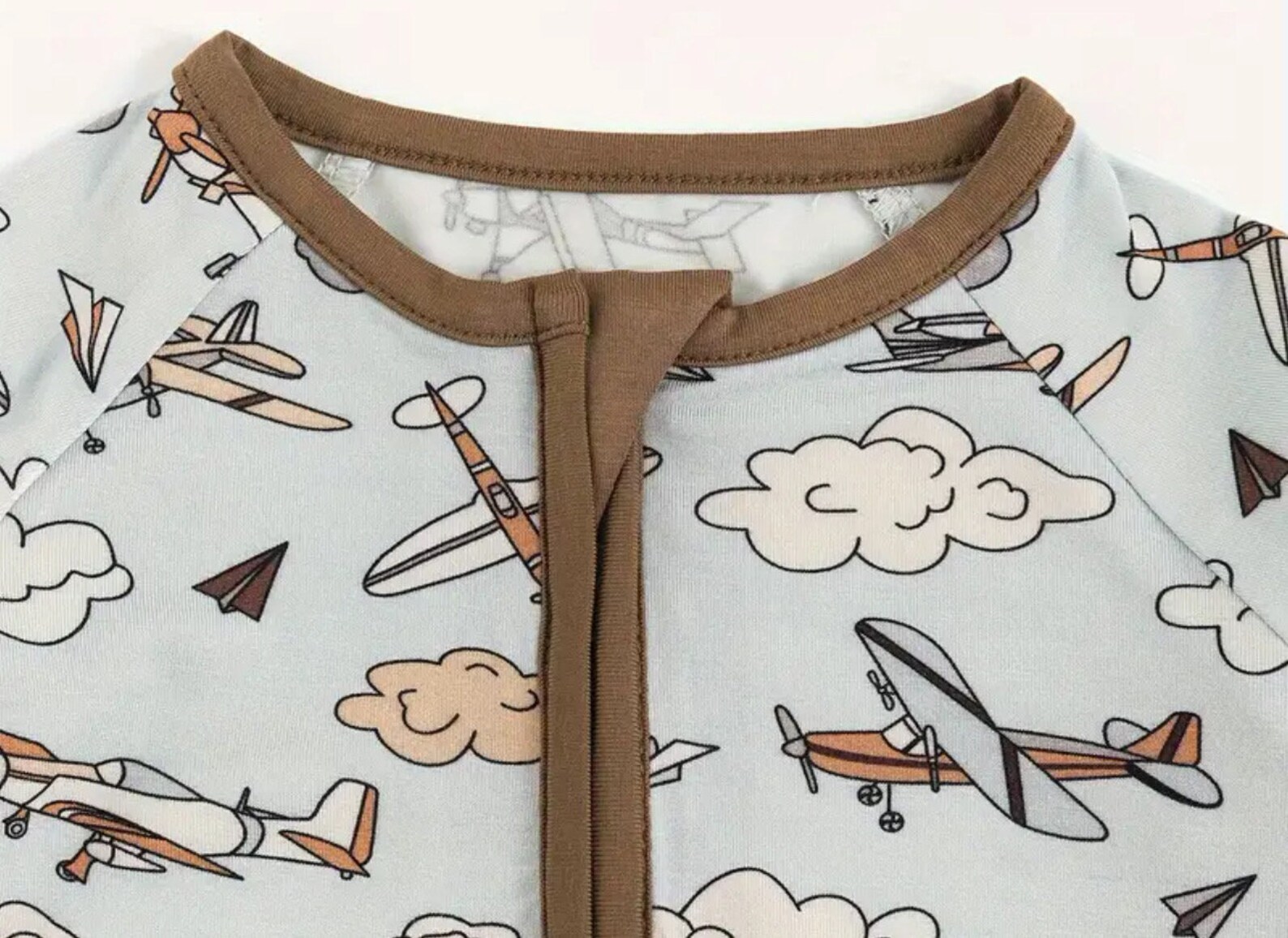 Vintage Airplane Print Bamboo Sleeper - Etsy