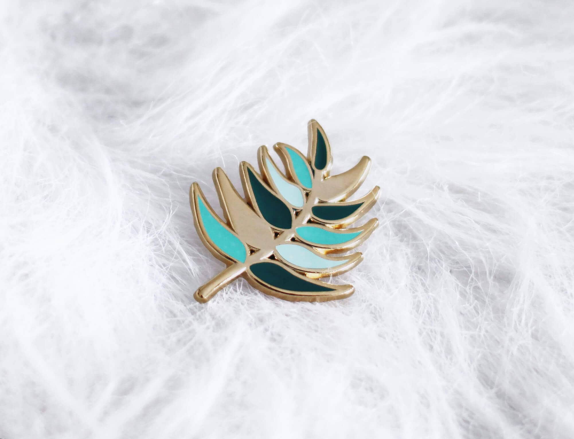 Pins Palm Tree Leaf Vegetable Enamel Pin Leaf Badge Pins - Etsy Canada