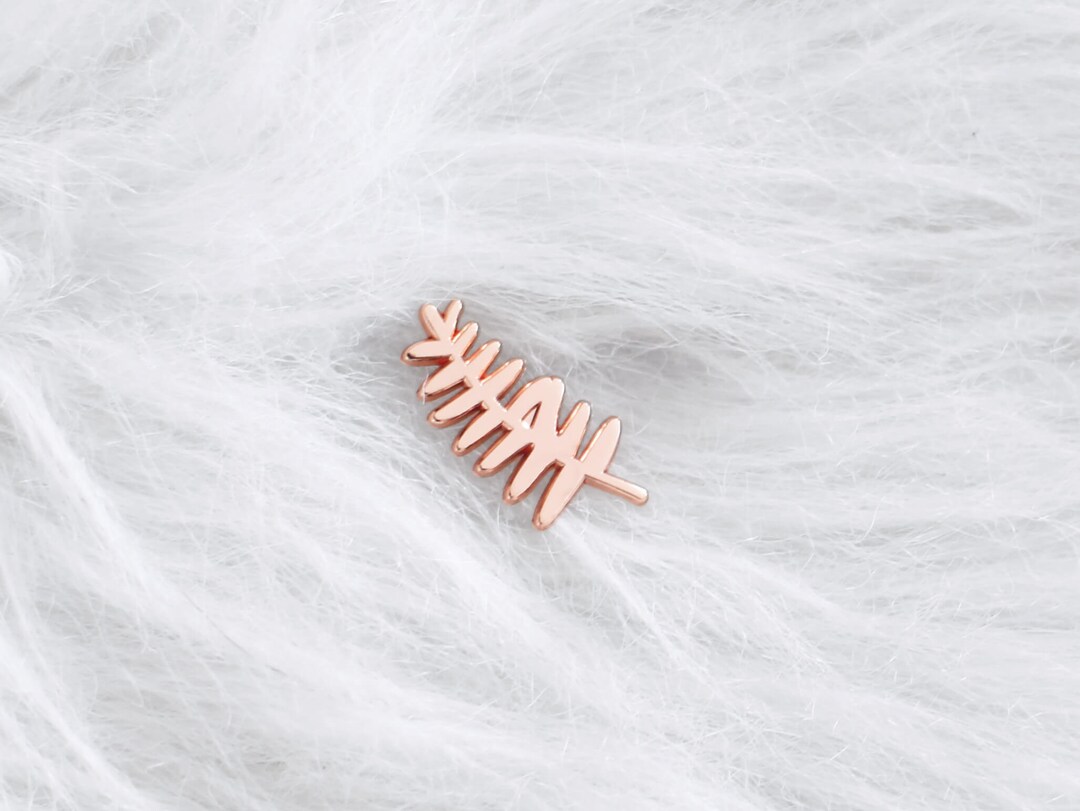 Pins Leaves Fern Rose Gold - Leaf Brooch - Plant Pins - Birthday Gift ...