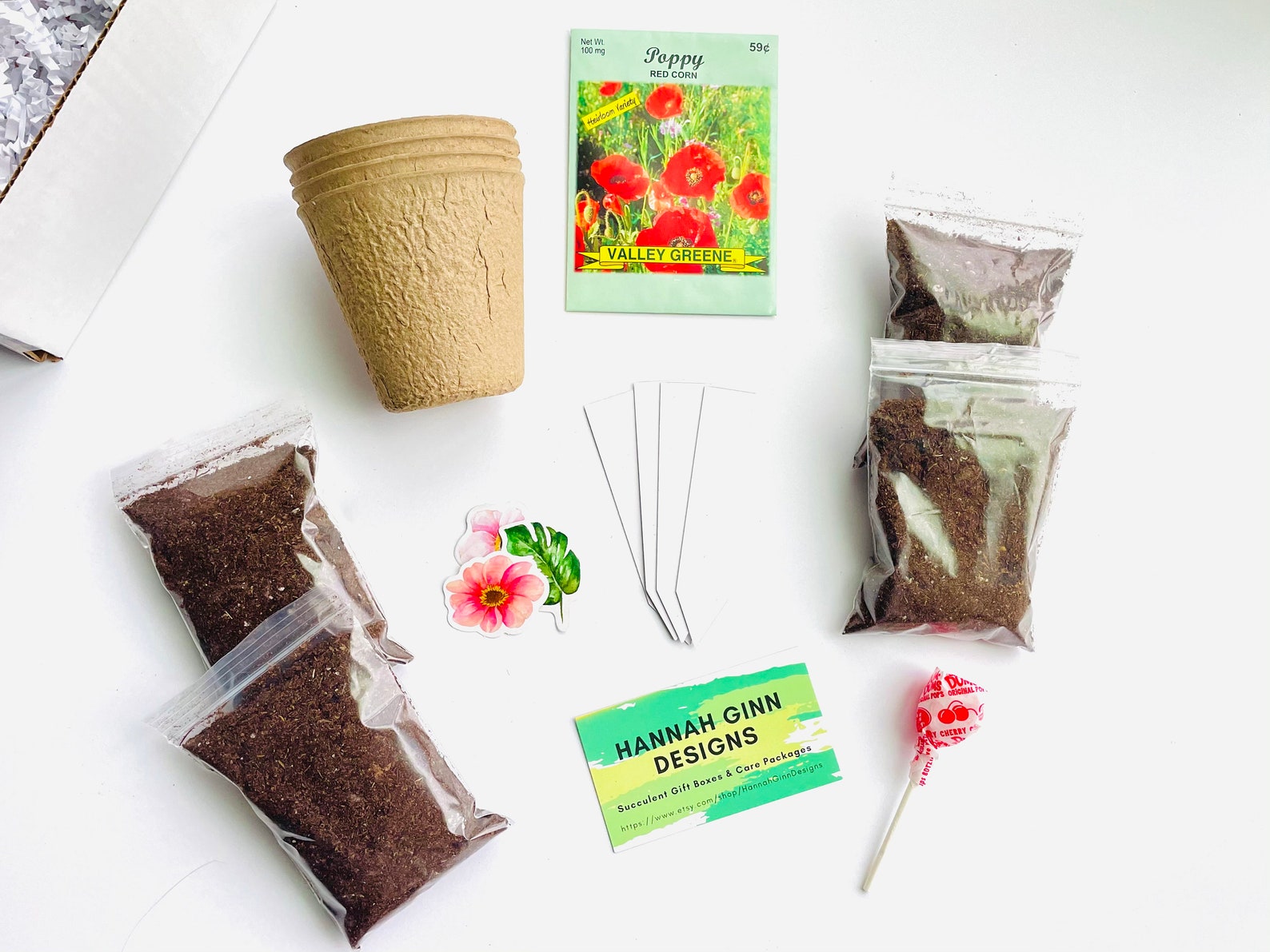 Poppy Grow Kit | Grow Your Own Poppies | Poppy Gift | Gift Box ...